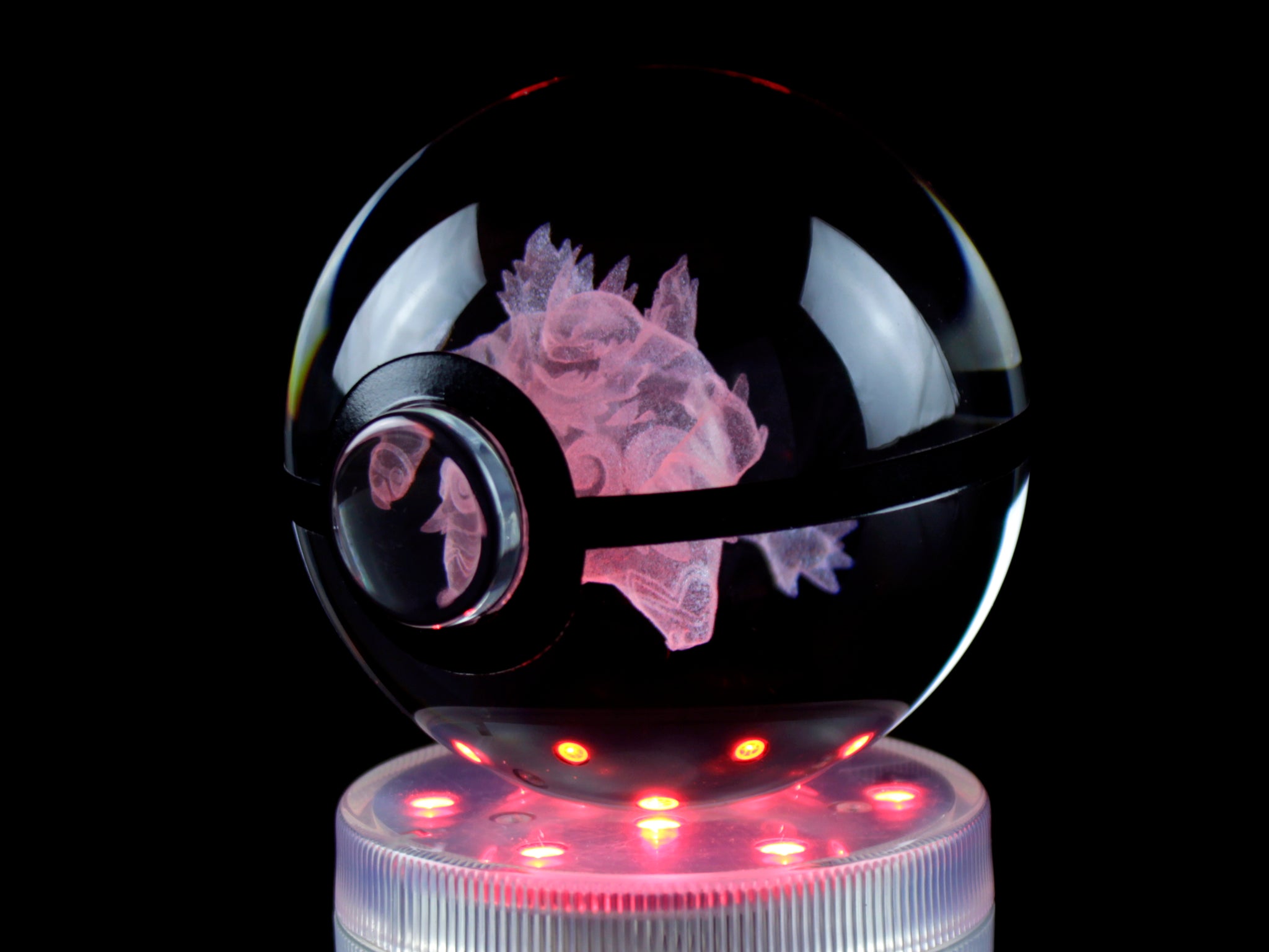 Emboar Large Crystal Pokeball