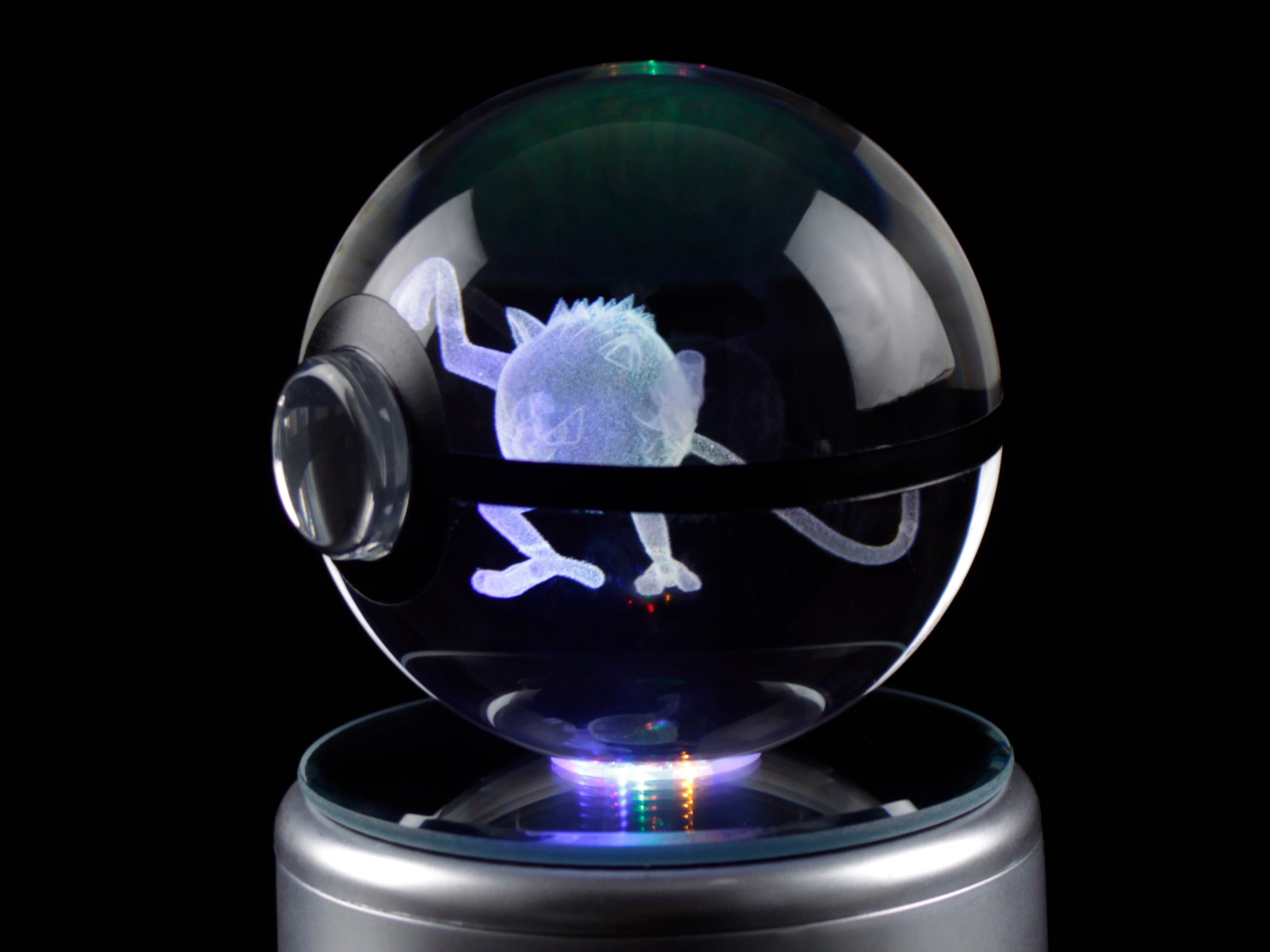 Mankey Large Crystal Pokeball