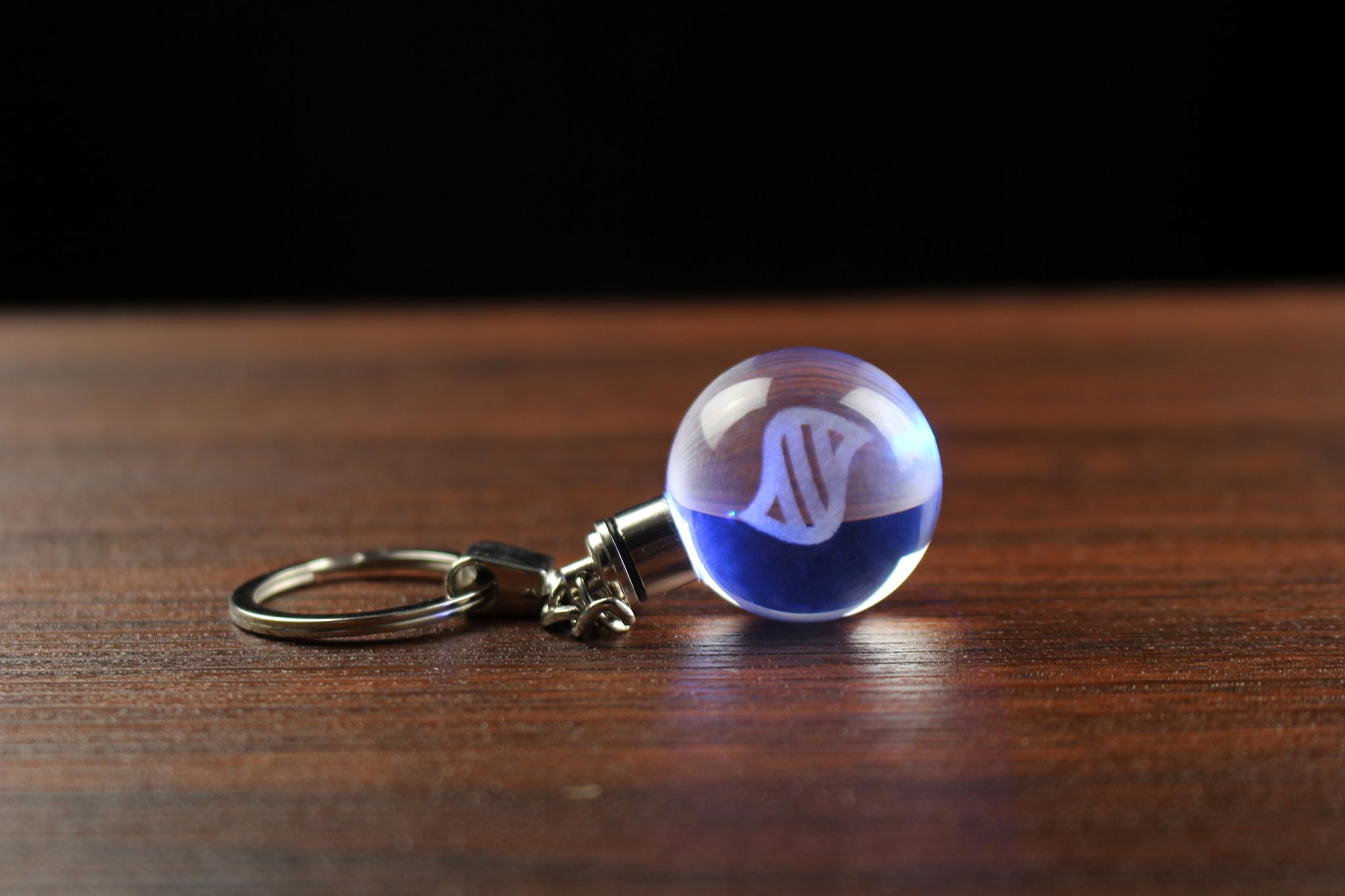 Mega Stone Engraved in Crystal Ball Keychain – GlowingPokeballs