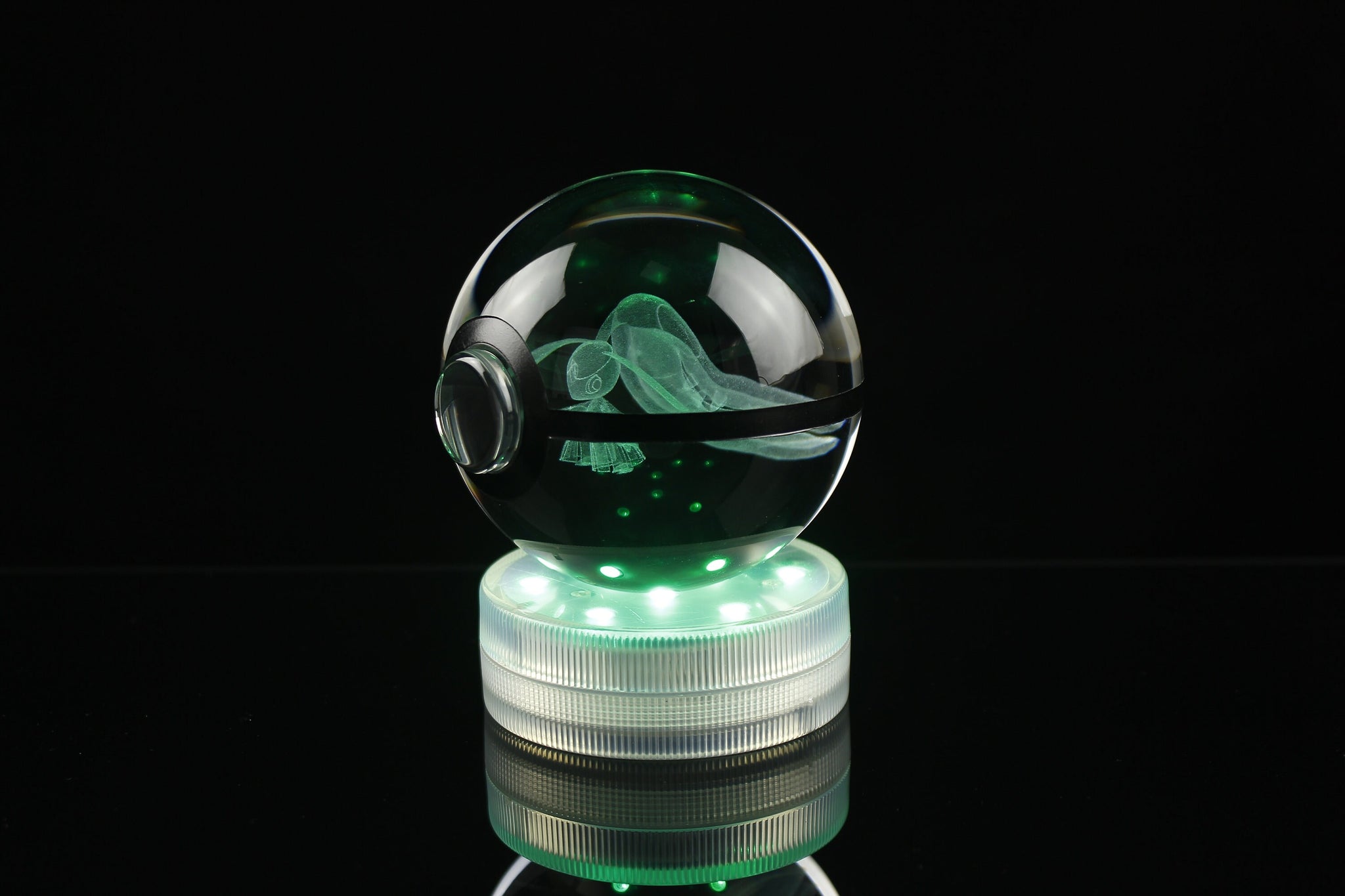 Mawile Large Crystal Pokeball – GlowingPokeballs