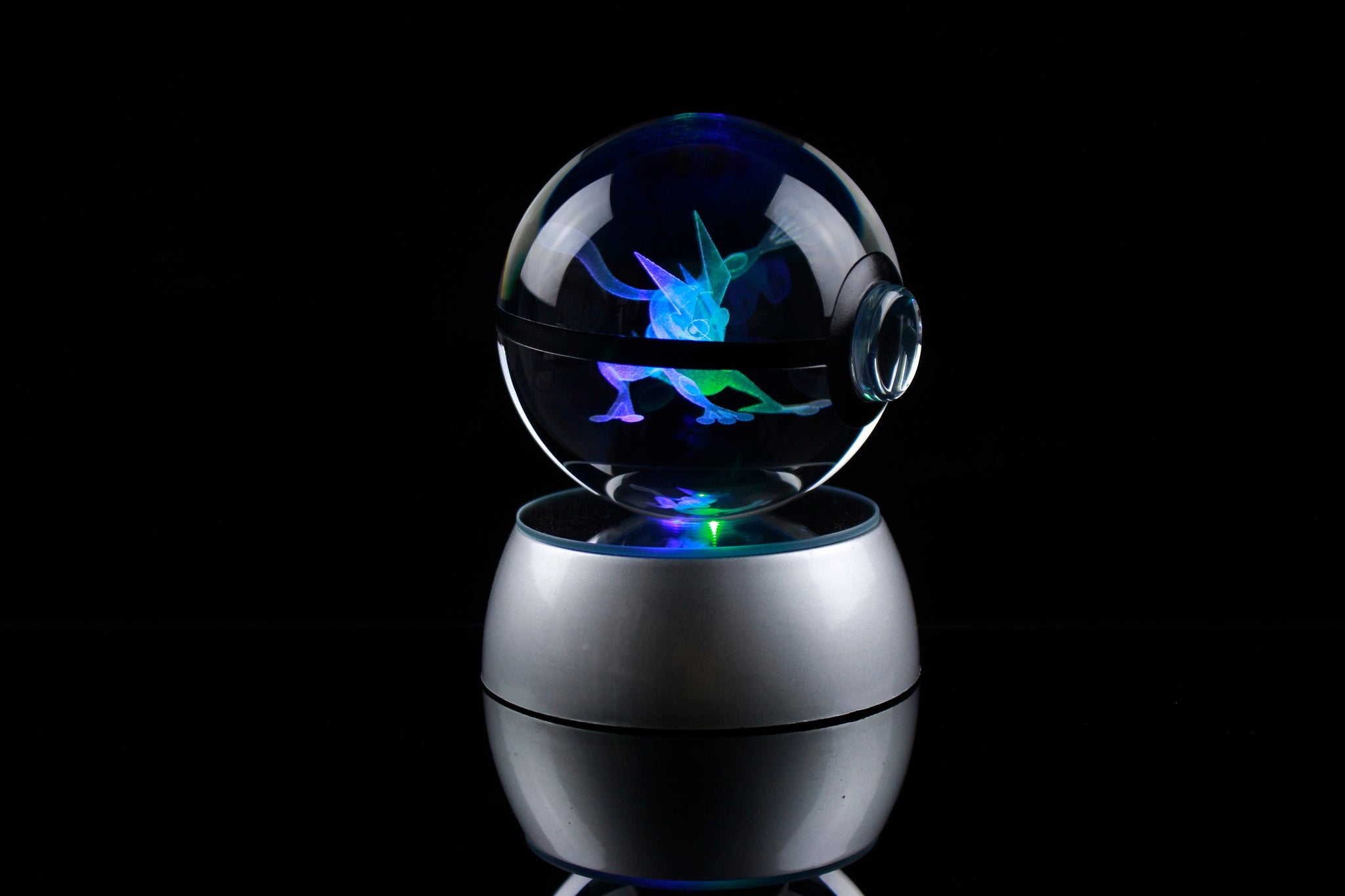 Greninja Large Crystal Pokeball – GlowingPokeballs